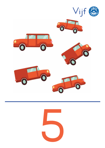 Rondje om alle cijfers 5