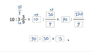 Een heel getal delen door een breuk (bovenbouw)