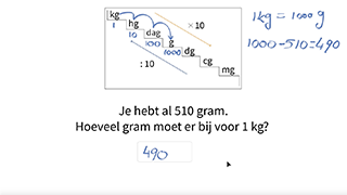 Hoeveel gram moet erbij? [1]