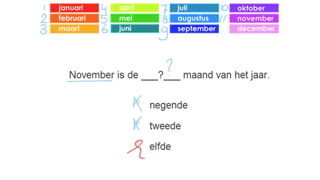 De hoeveelste maand van het jaar